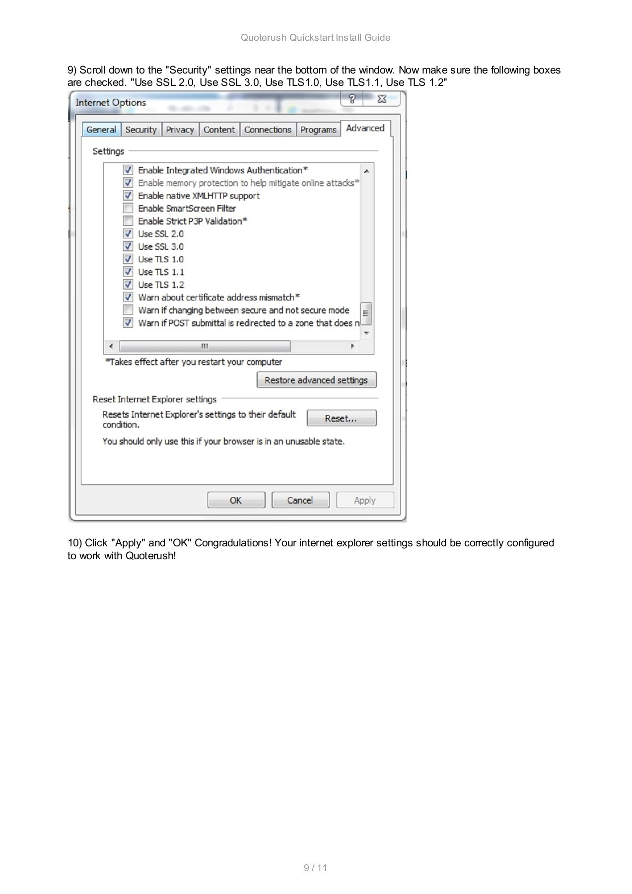 Quoterush Quickstart Install Guide v0.1 - Digitalbil - Page 9 | Flip PDF Online | PubHTML5