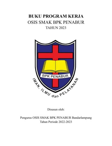 4.B.2. BUKU PROGRAM KERJA 2023