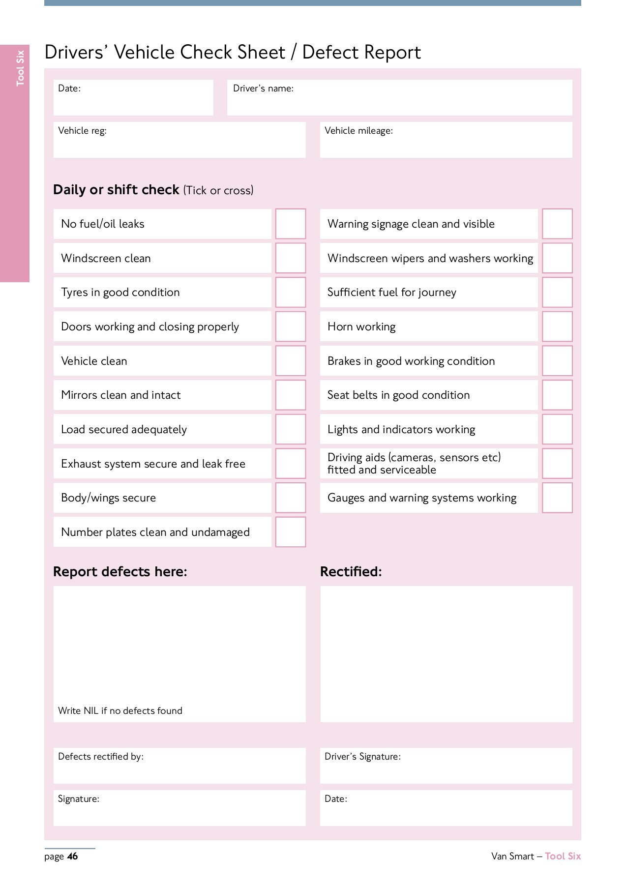 TfL Van Smart Managers Toolkit - susie.humby - Page 46 | Flip PDF ...