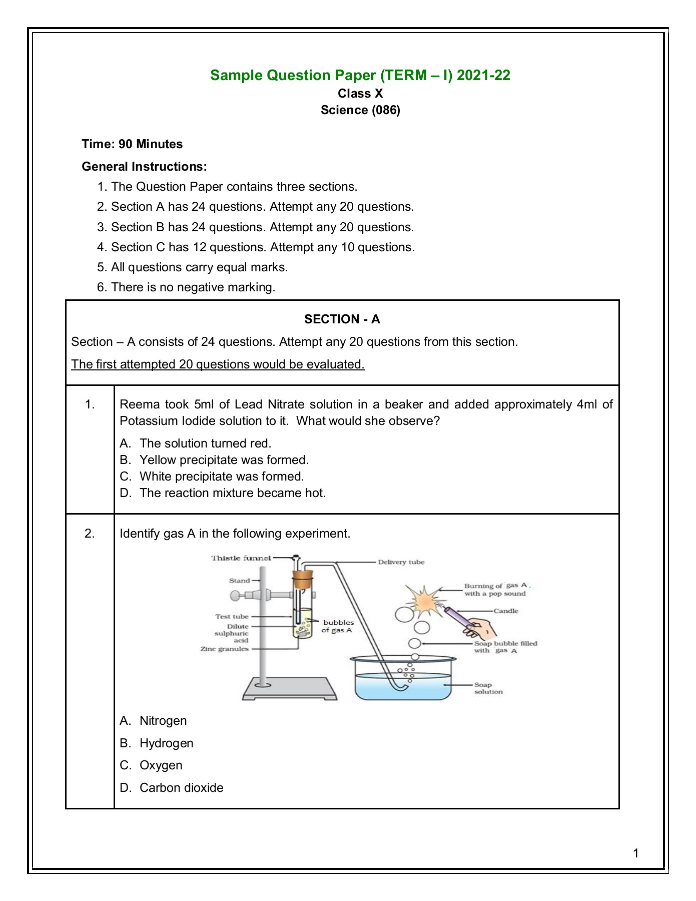 Science-SQP - first last - Page 1 - 24 | Flip PDF Online | PubHTML5
