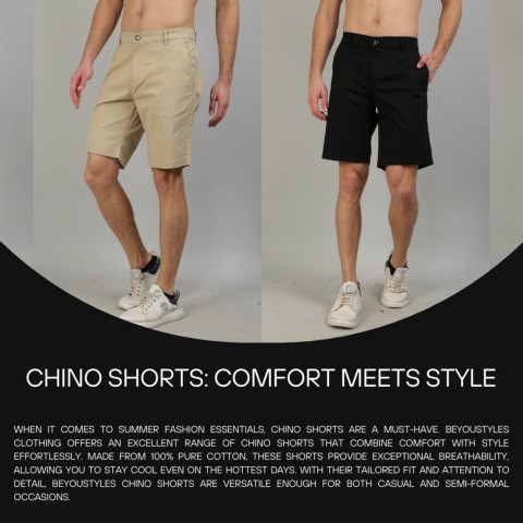 Beyoustyles is a brand that offers high-quality chino shorts