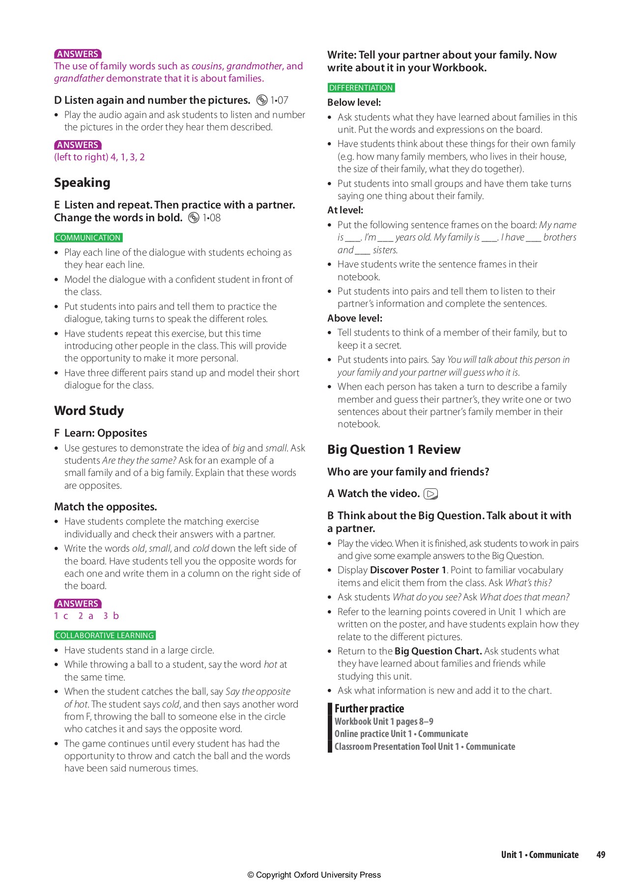 oxford_discover_1_teachers_guide - Lingua Franca Idiomas - Page 49 | Flip PDF Online | PubHTML5