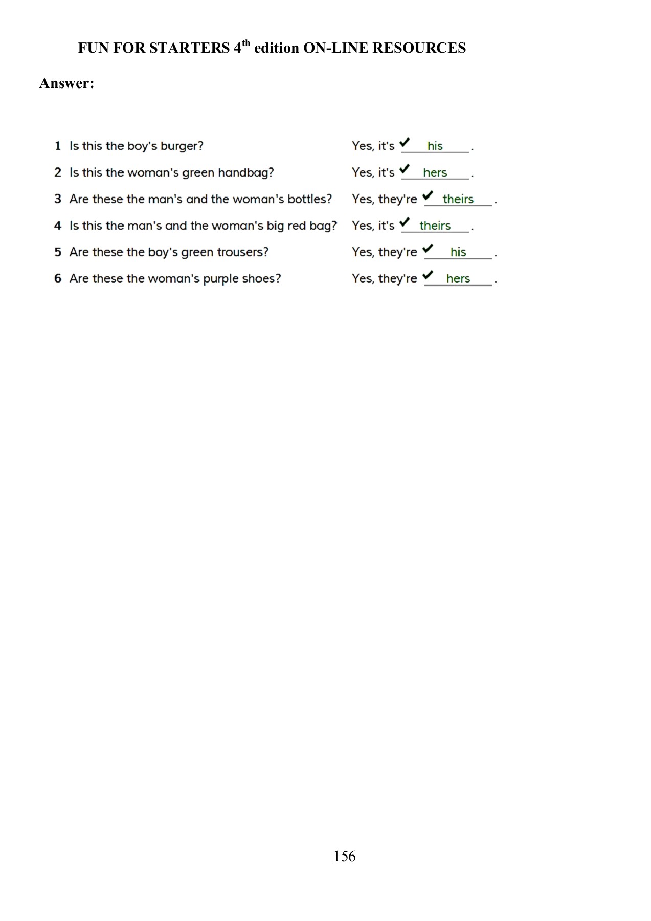 fun for starters online resources - Lingua Franca Idiomas - Page 156 ...