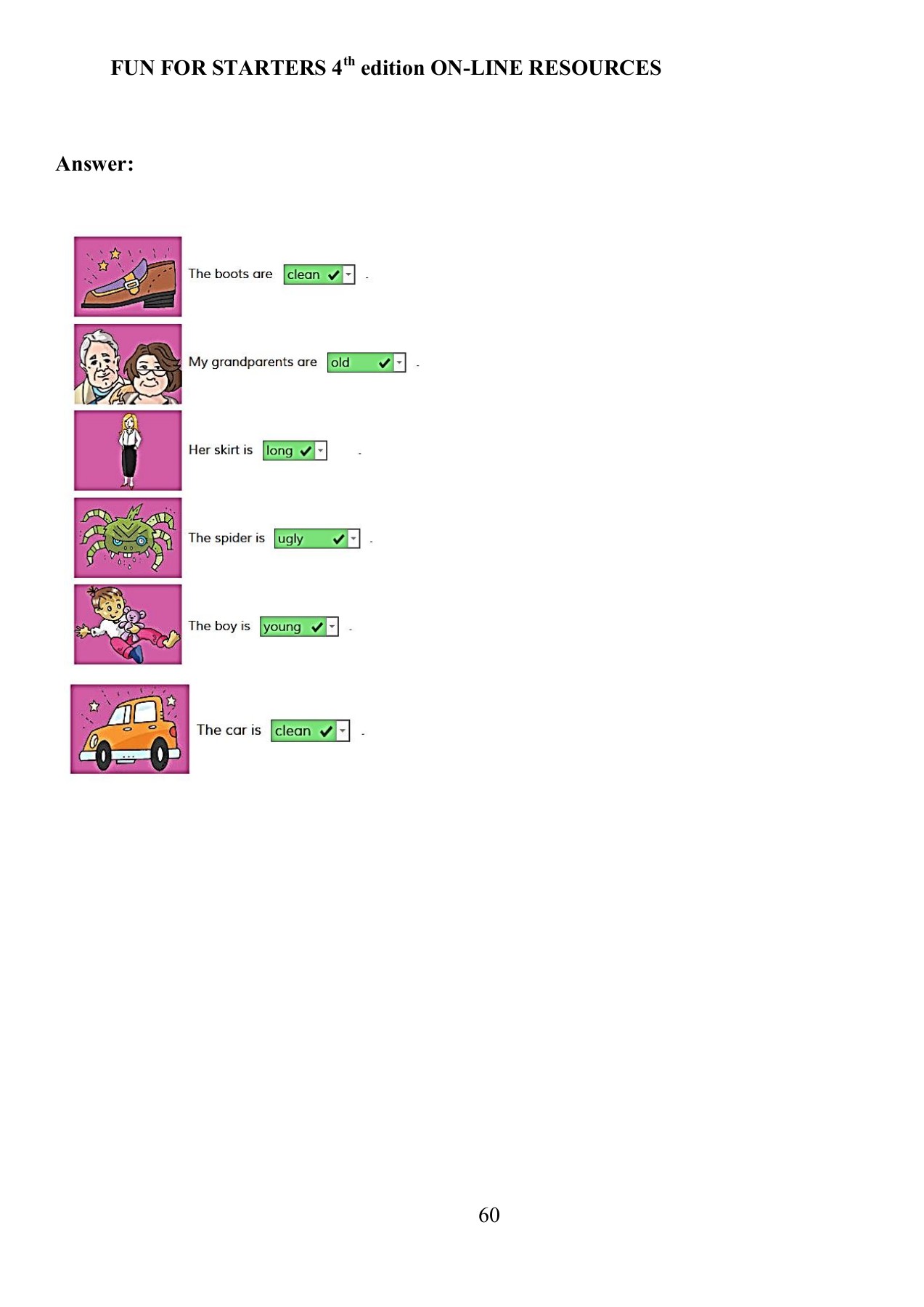 fun for starters online resources - Lingua Franca Idiomas - Page 60 ...