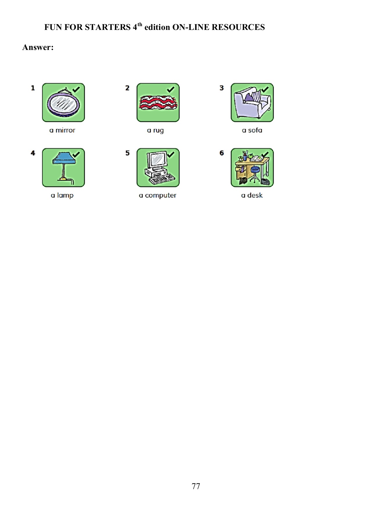 fun for starters online resources - Lingua Franca Idiomas - Page 77 ...