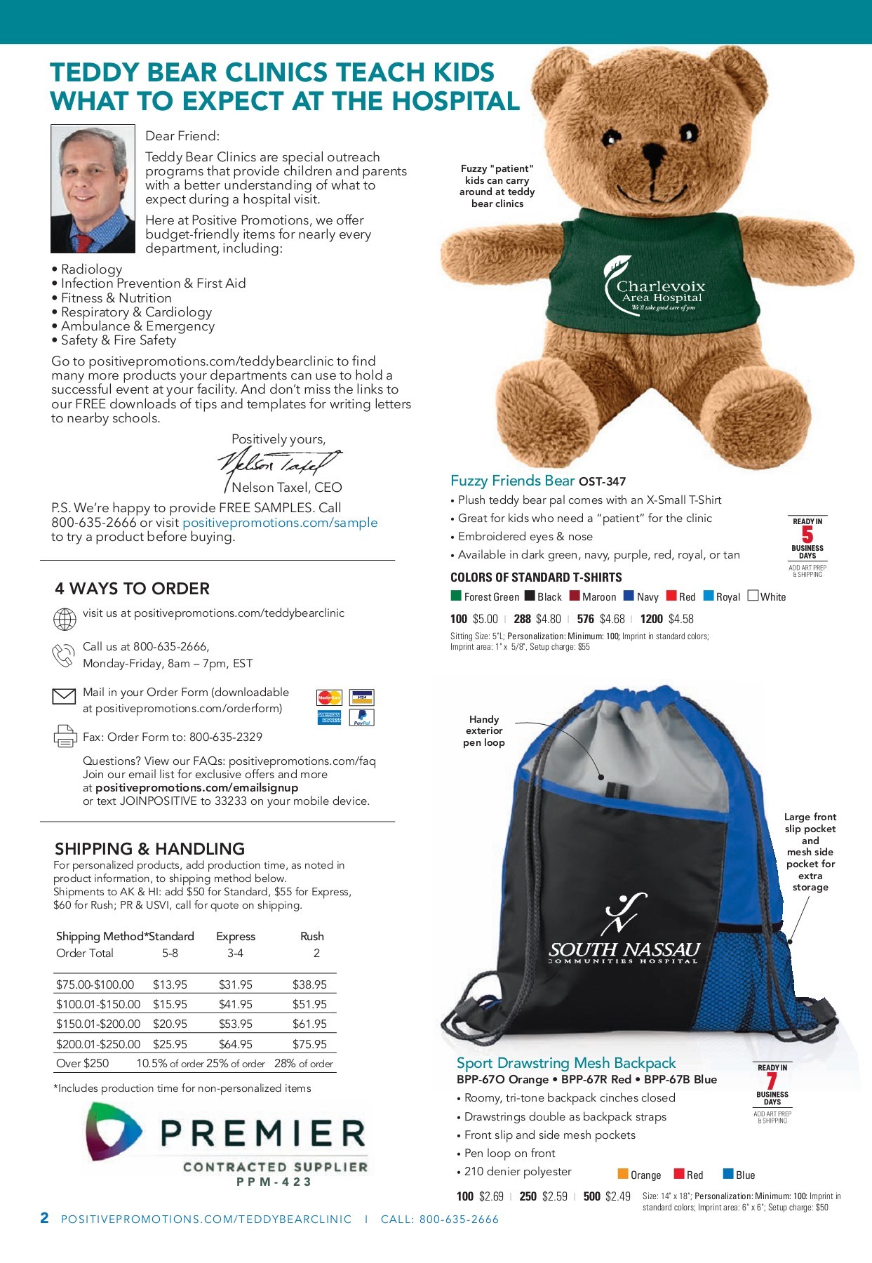 P9697 Teddy Bear Clinic - Positive Promotions, Inc. - Page 2 | Flip PDF ...