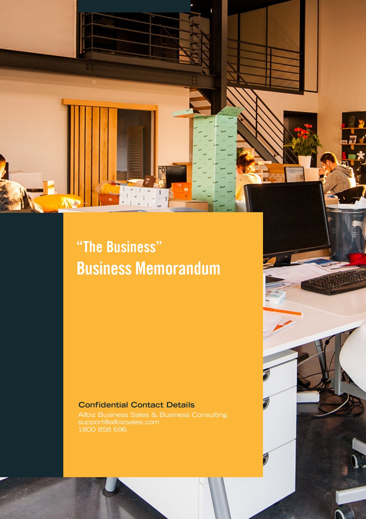 Example Information Memorandum - The Allbiz Deal Room - Page 1 - 26 ...