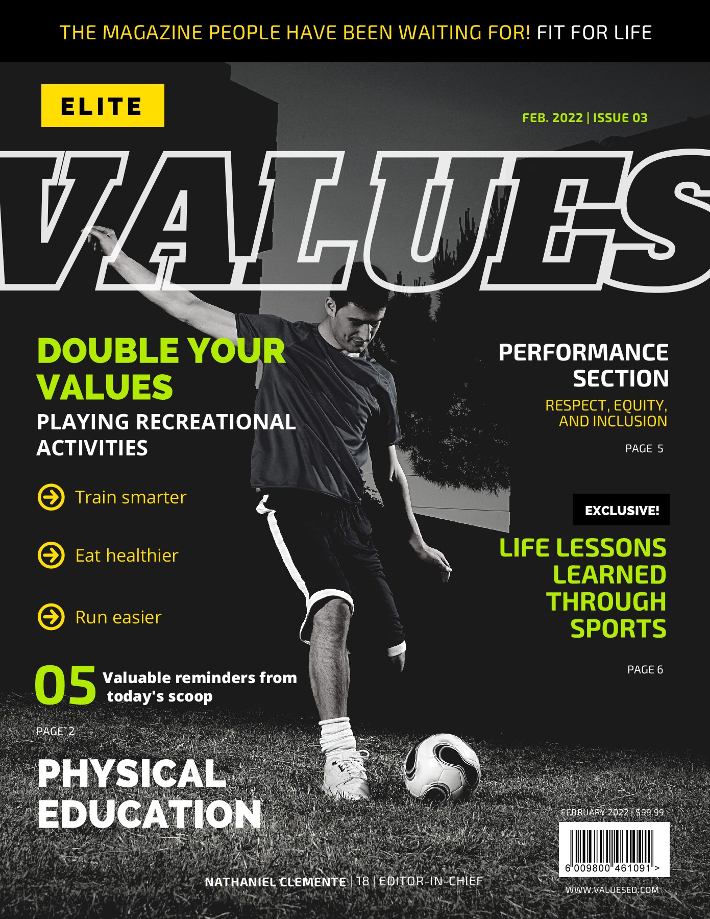 [PE] Sports Magazine - Nathaniel Clemente - Page 1 - 8 | Flip PDF ...