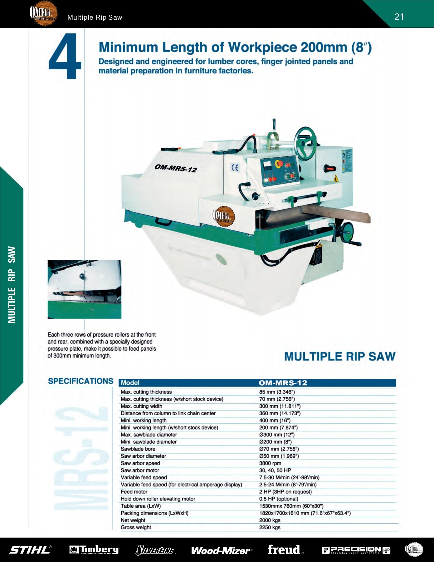 Catálogo Omega Machinery 2018 - LOGIKA - Página 22 | Flip PDF en línea ...