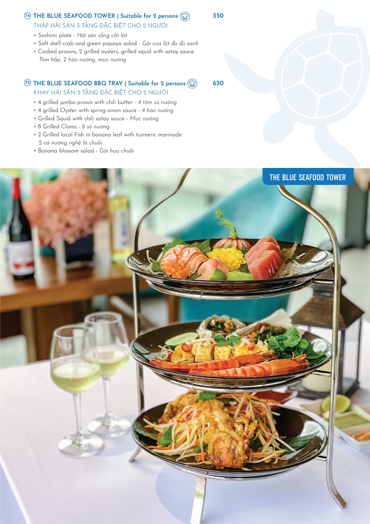 A LA CART MENU - THE BLUE RESTAURANT - Mikazuki Danang - Page 13 | Flip ...