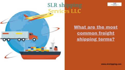 What are the most common freight shipping terms?