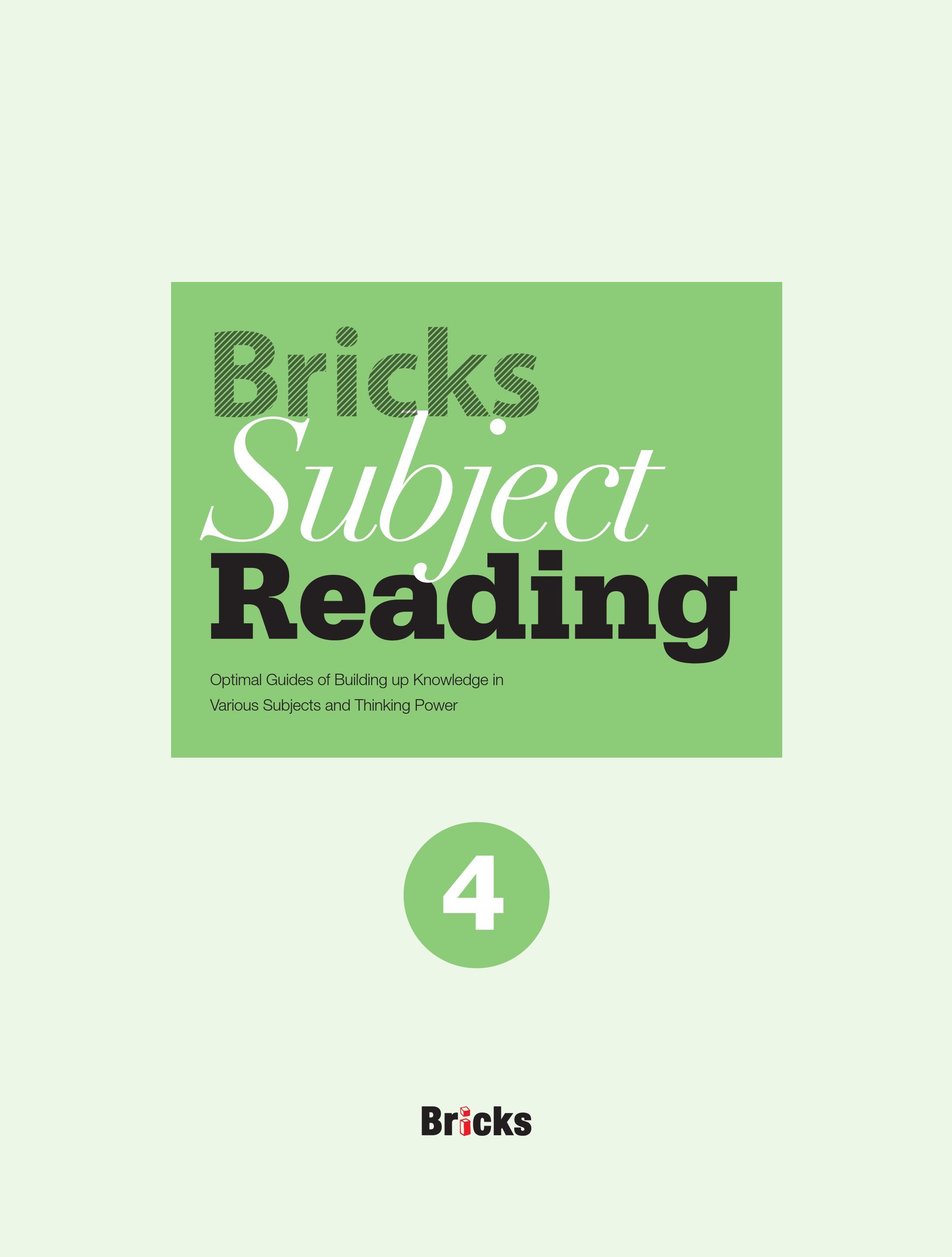 Bricks Subject Reading Book 4 - Educa Libros y Textos S.A. de C.V ...