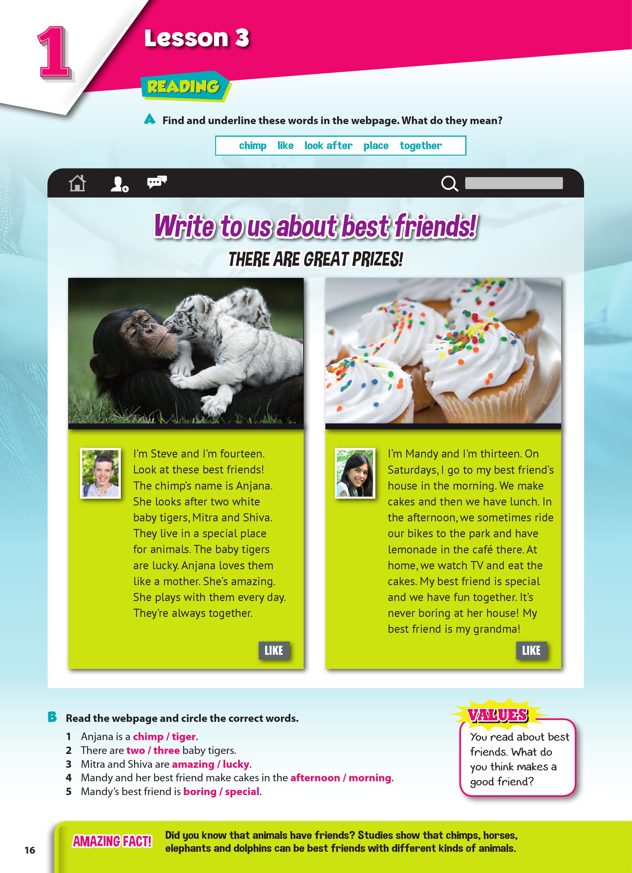 Amazing English 1 Std Book sample unit - Educa Libros y Textos S.A. de ...