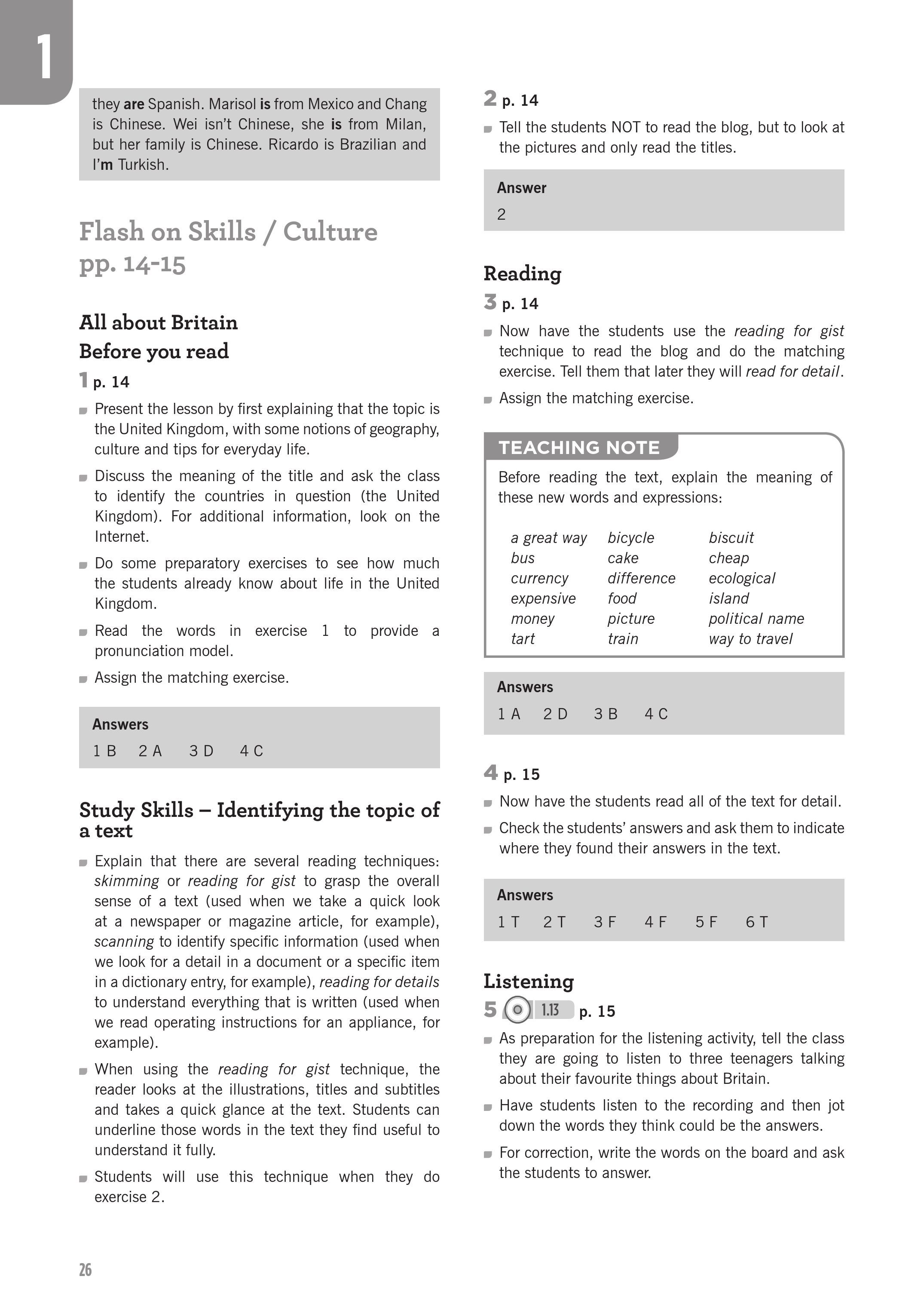 Flash On English Beginners Complete Students - Workbook - Teachersbook ...