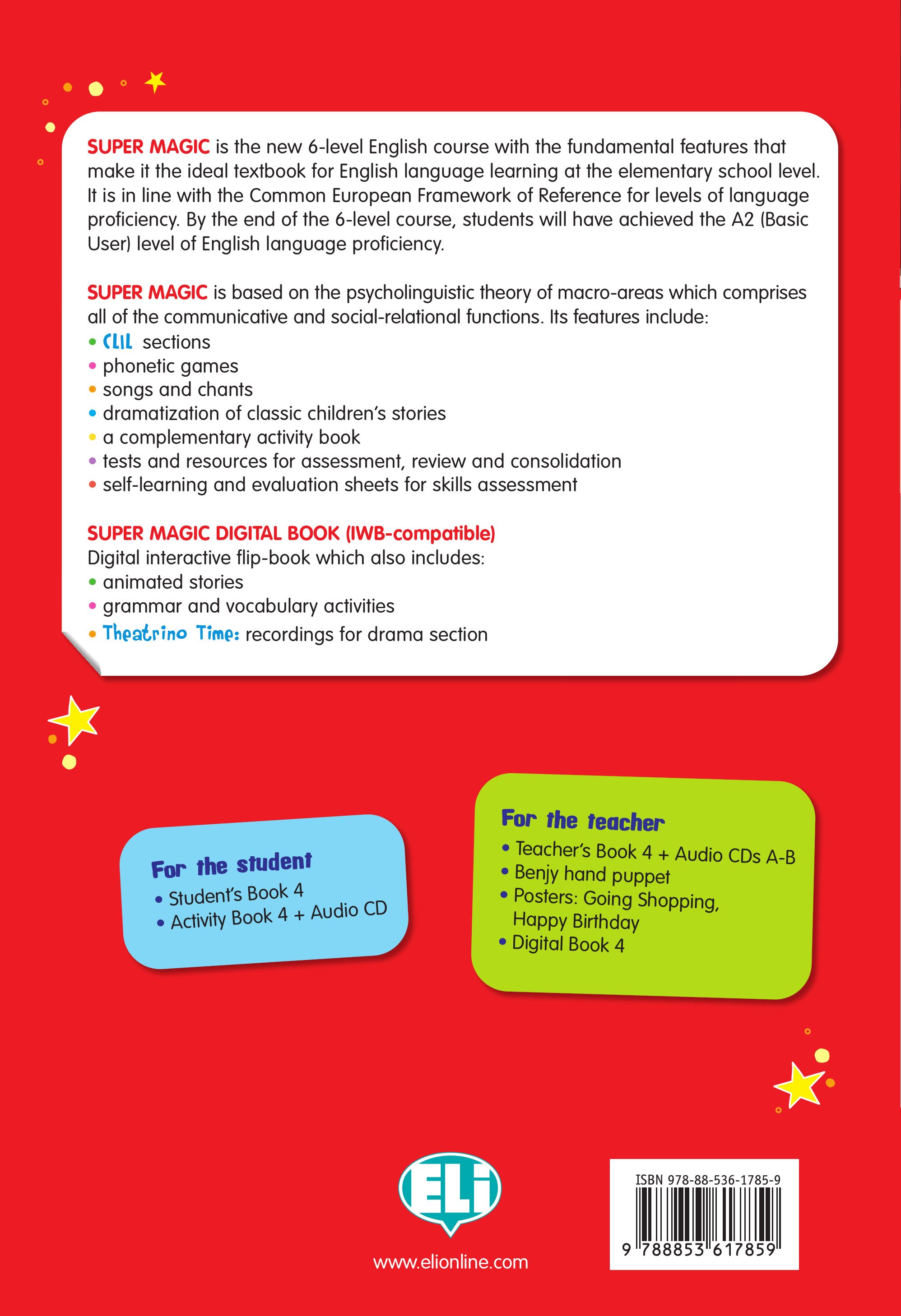 Super Magic 4 Students Book - Workbook - Teachers Book - Educa Libros y Textos S.A. de C.V ...