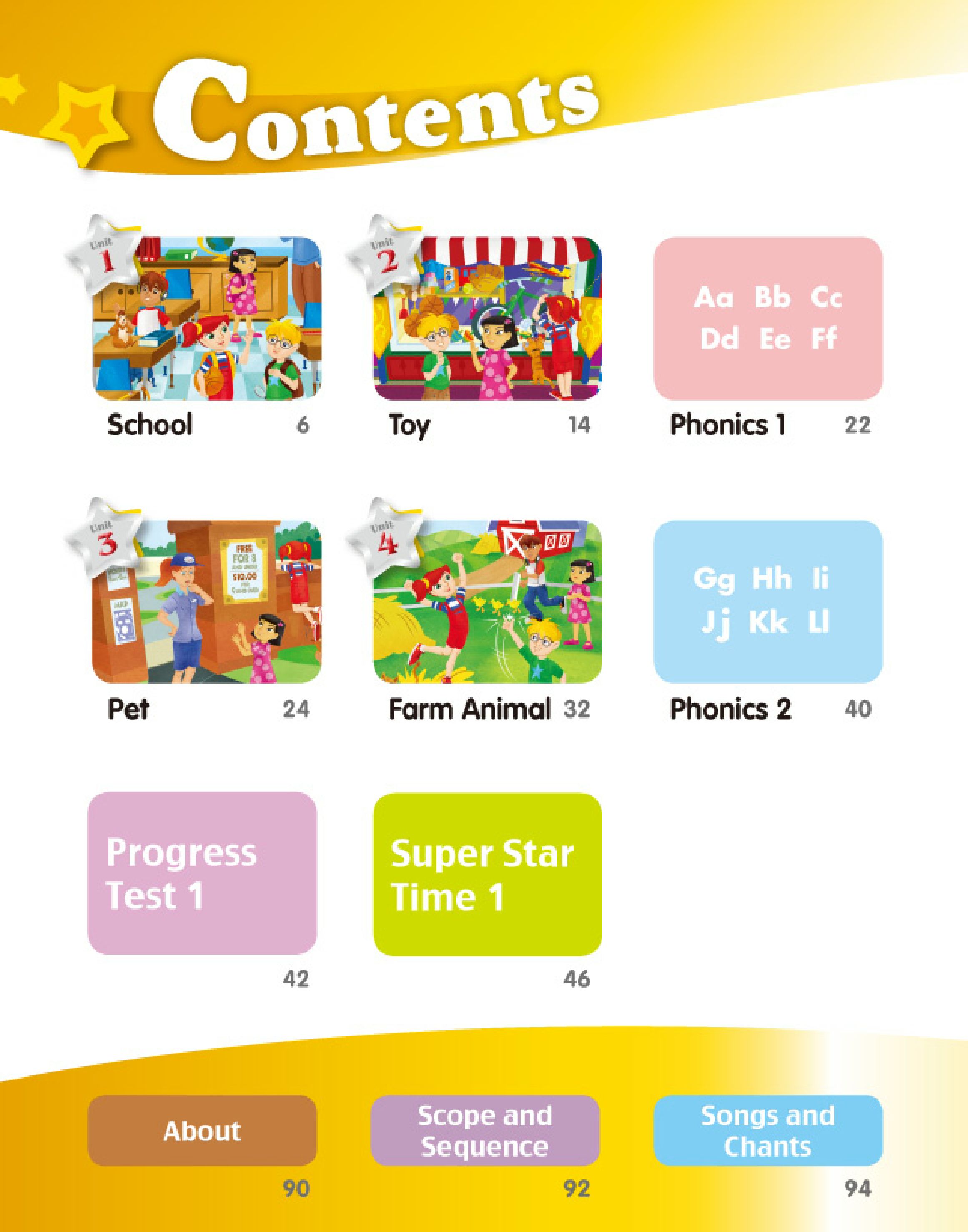 Super Star Students Book 1 sample unit - Educa Libros y Textos S.A. de ...