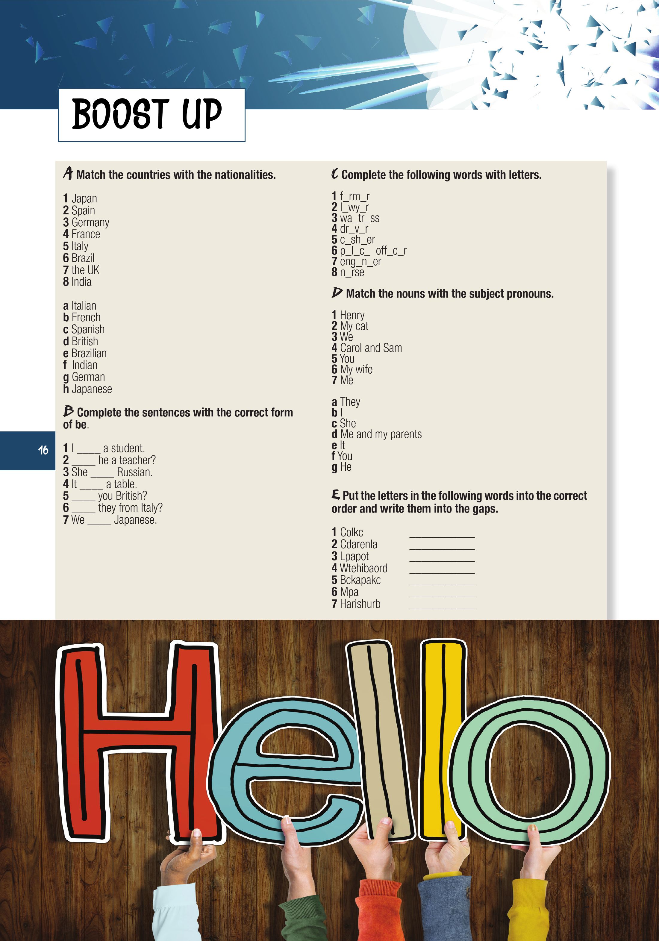 Boost 1 students book sample unit - Educa Libros y Textos S.A. de C.V ...