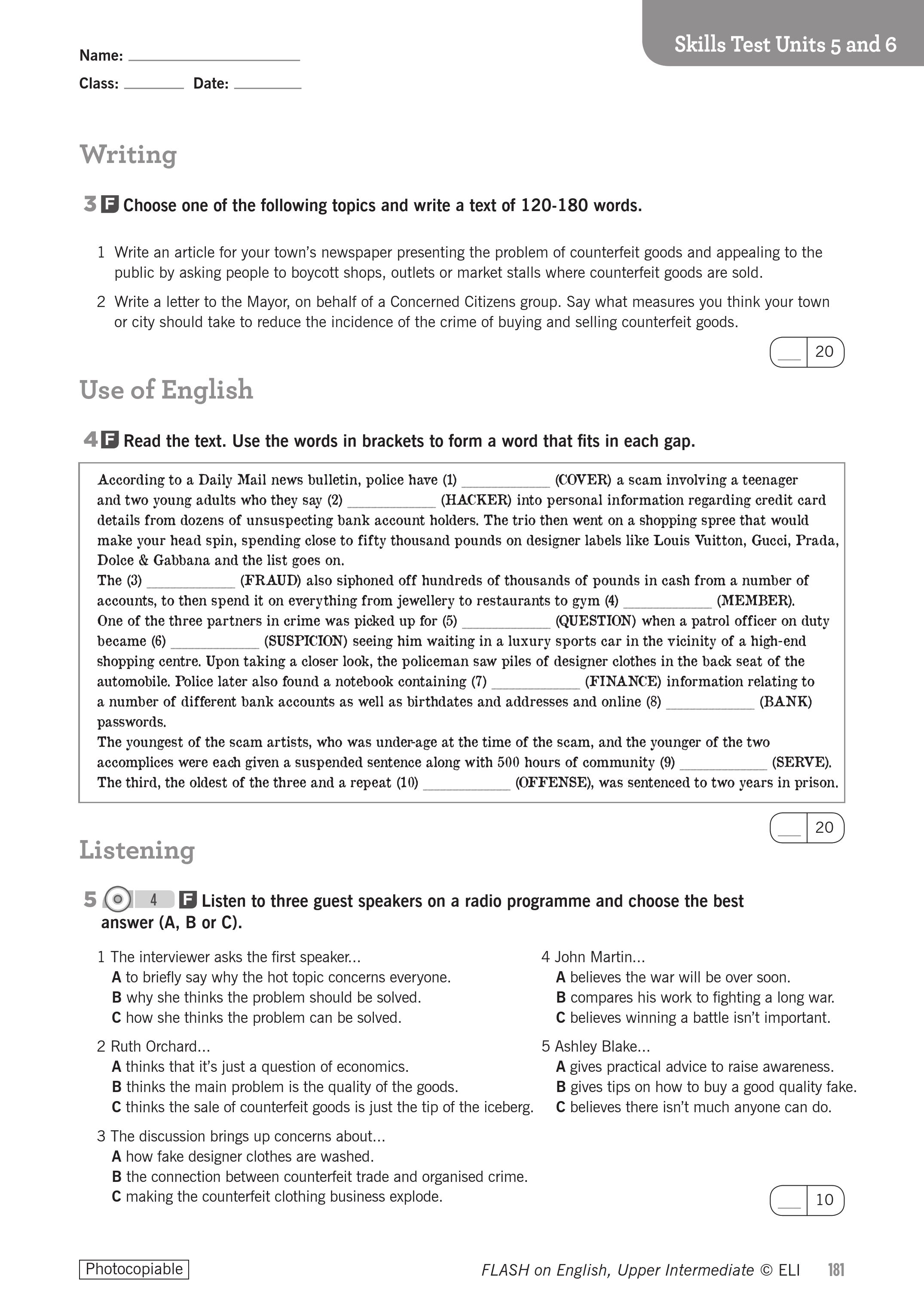 Flash on English Upper Intermediate - Complete - Studentsbook - Workbook - Teachersbook - Educa ...