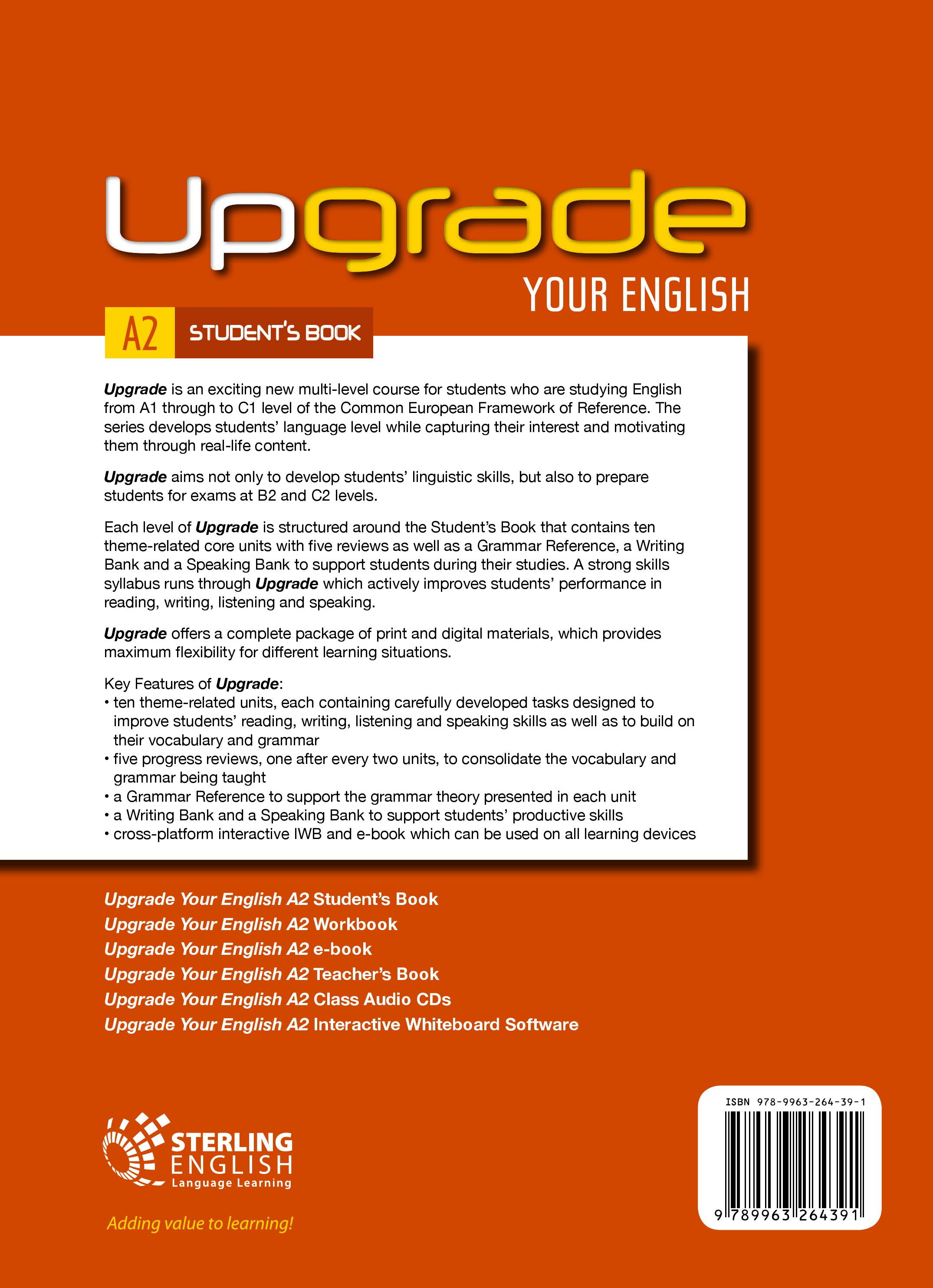 Upgrade A2 Students Book sample pages - Educa Libros y Textos S.A. de C ...