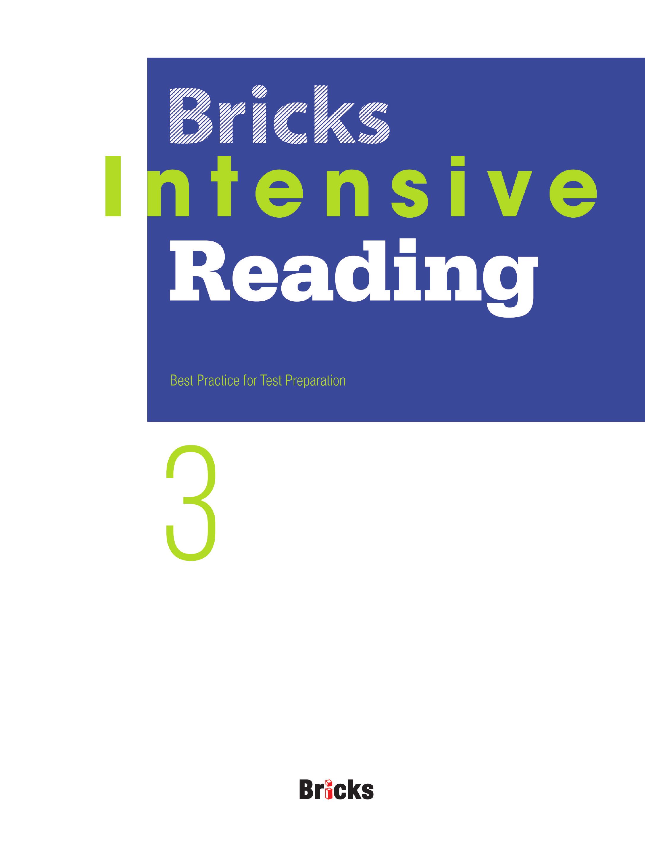 Bricks Intensive Reading 3 Students book - Educa Libros y Textos S.A ...