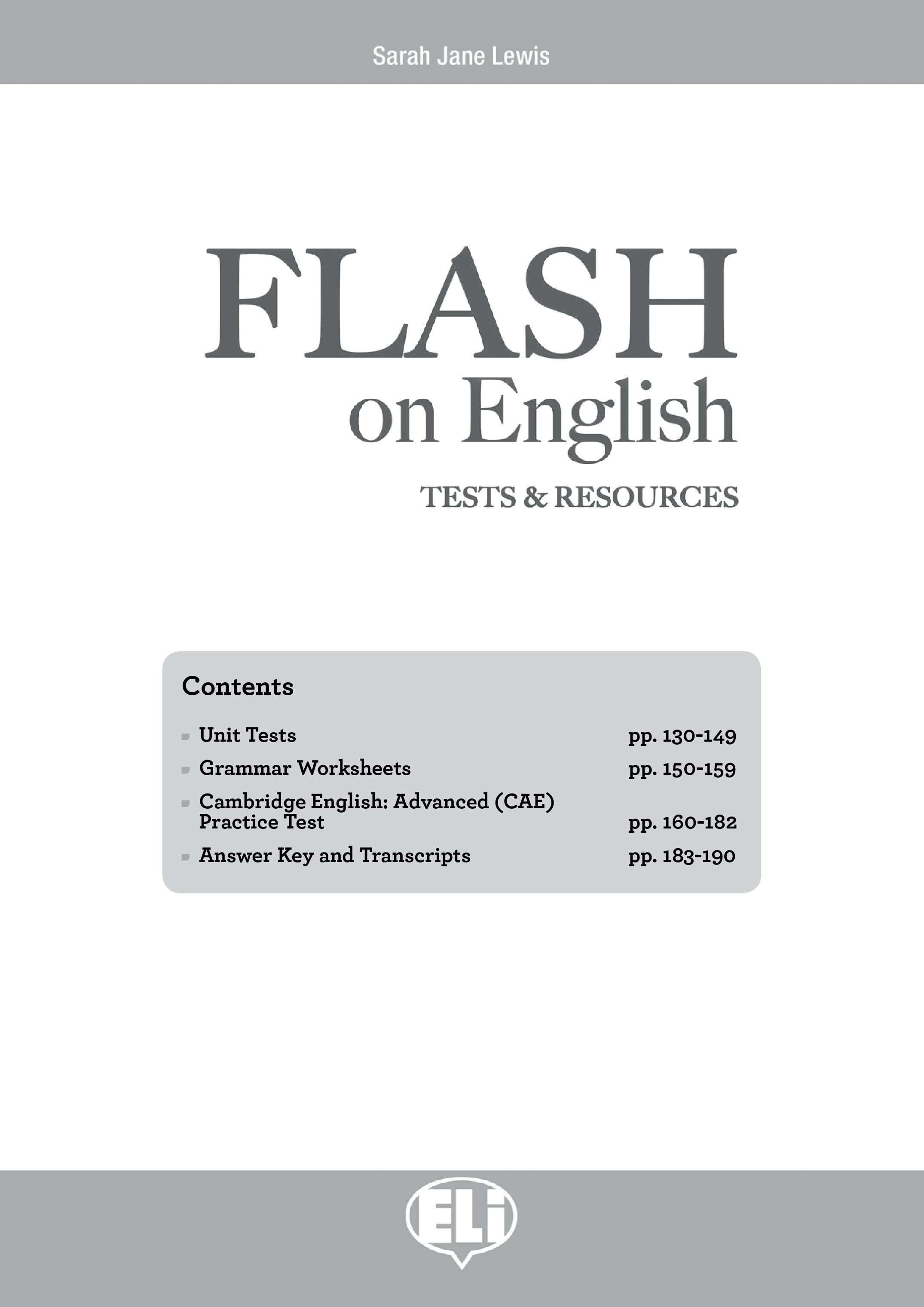 Flash on English Advanced Complete - Studentsbook - Workbook ...