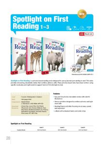 Spotlight on First Reading catalogue - Educa Libros y Textos S.A. de C ...
