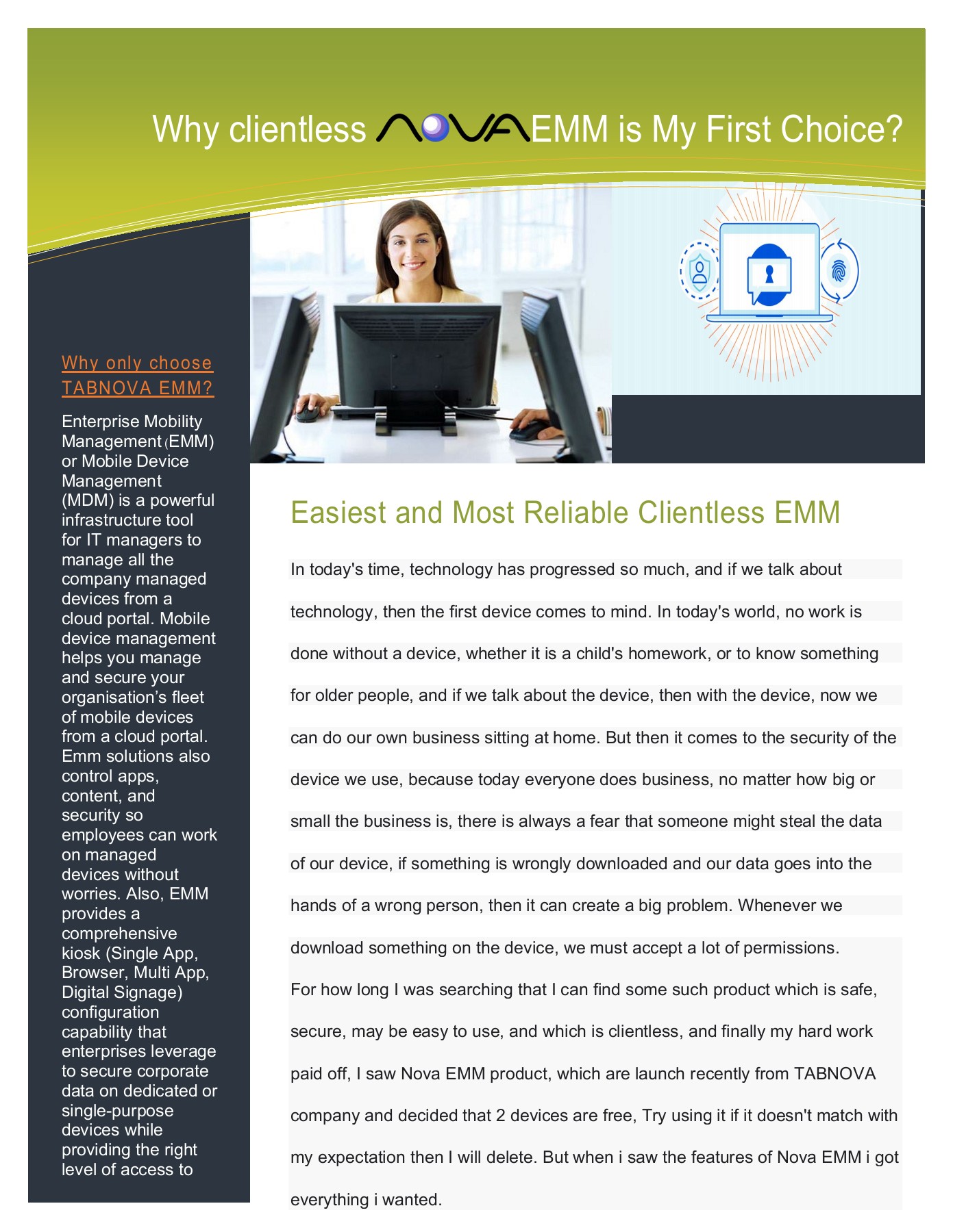 My first choice clientless NOVAEMM - guptasana499 - Page 1 - 4 | Flip ...