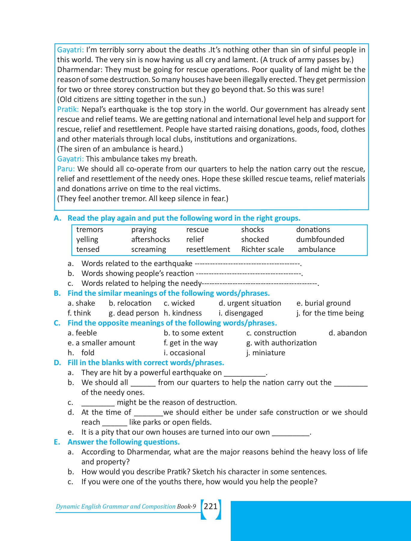 English and Grammar Grade 9 (2077) - kbishnuhari1 - Page 221 | Flip PDF Online | PubHTML5