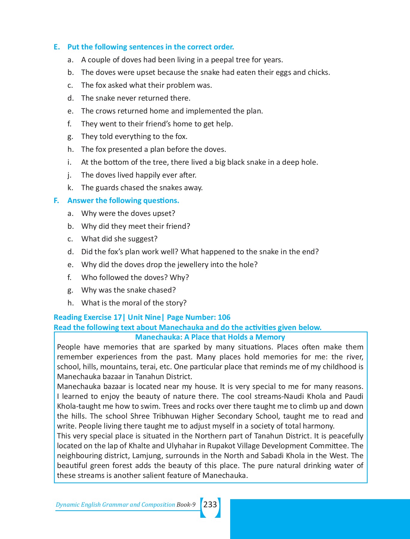 English and Grammar Grade 9 (2077) - kbishnuhari1 - Page 233 | Flip PDF Online | PubHTML5