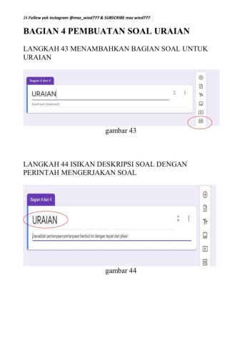 TUTORIAL PEMBUATAN SOAL UJIAN ONLINE DENGAN GOOGLE FORM versi 1 - ictshekinah - Halaman 25 | PDF ...