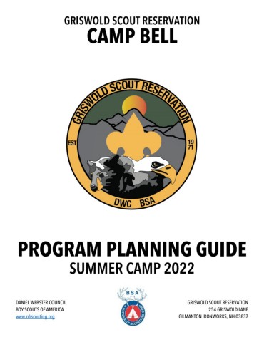 Camp Bell Program Guide 2022 - Troop 19 - Page 1 - 19 | Flip PDF Online ...
