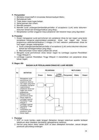 SOP Pusat Kerja Sama dan KUI UM Metro 2021 - Universitas Muhammadiyah ...