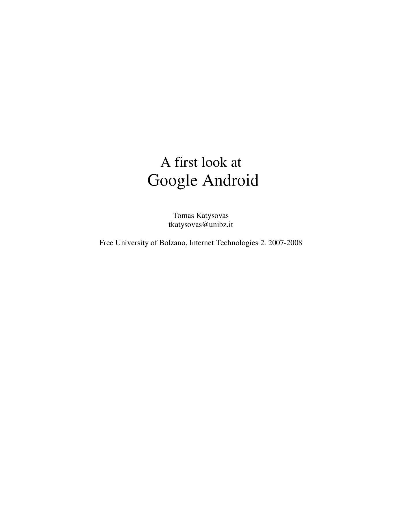 A first look at Google Android - Ken Chen - Page 1 - 28 | Flip PDF ...