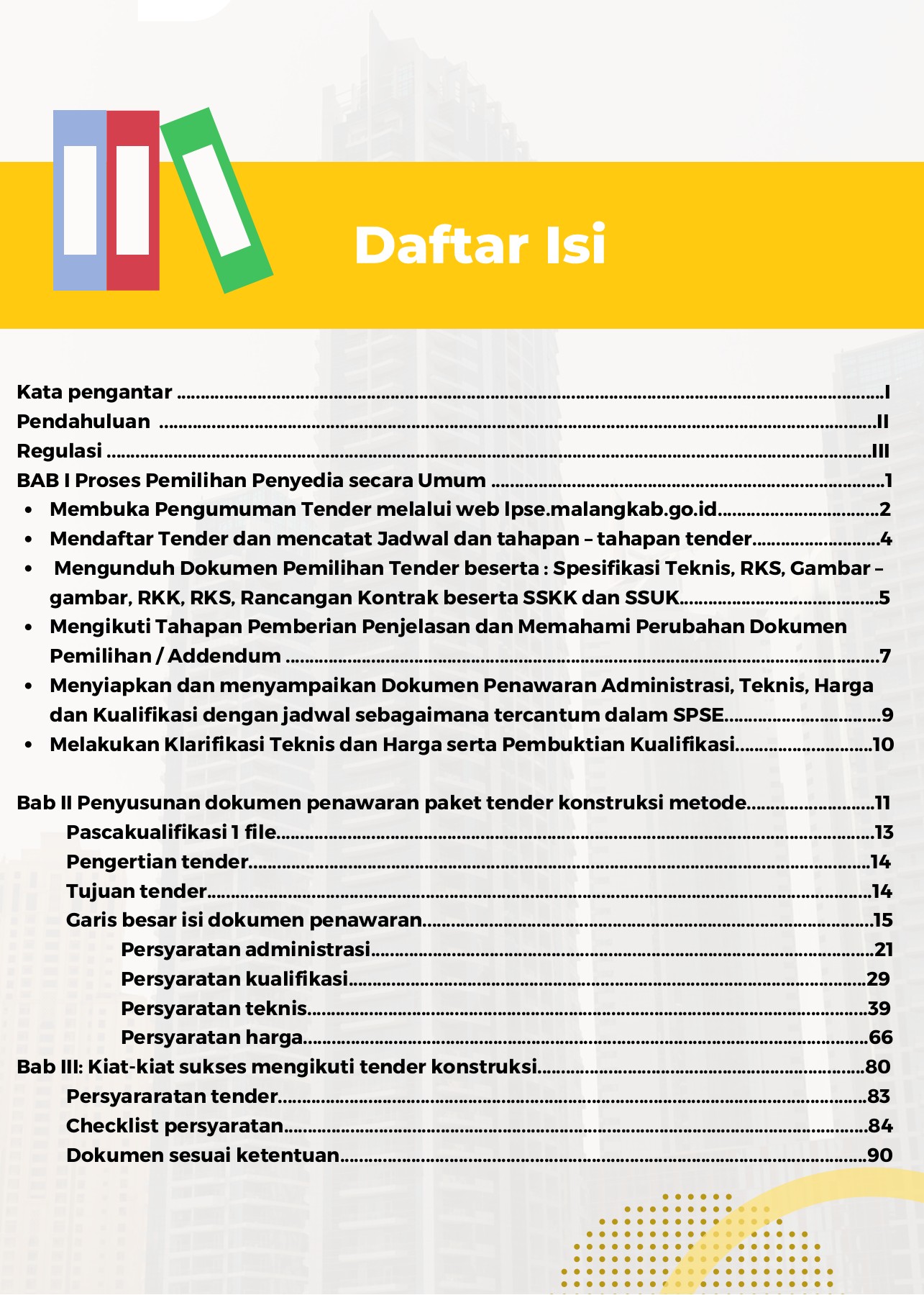 e-BOOK PANDUAN PENYUSUNAN DOKUMEN PENAWARAN - mega koesnadi - Kaca 5 | PDF Online | PubHTML5