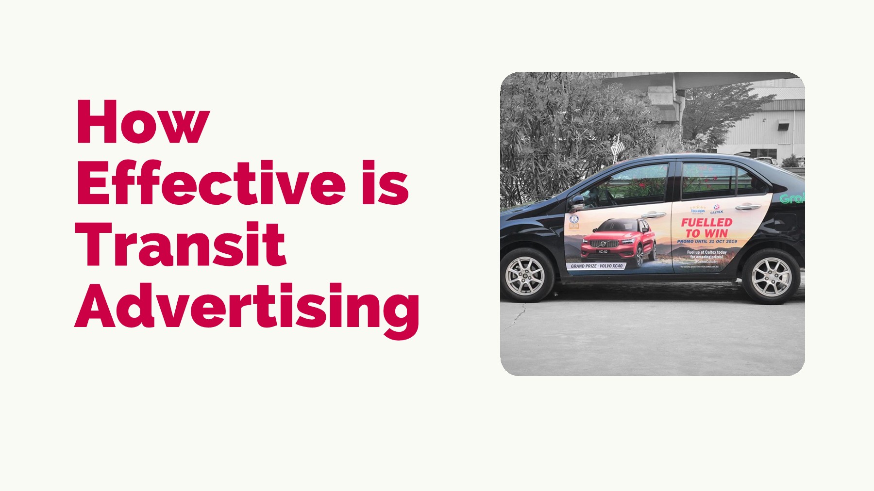CASHurDRIVE - How Effective is Transit Advertising - cashurdrivereviews ...