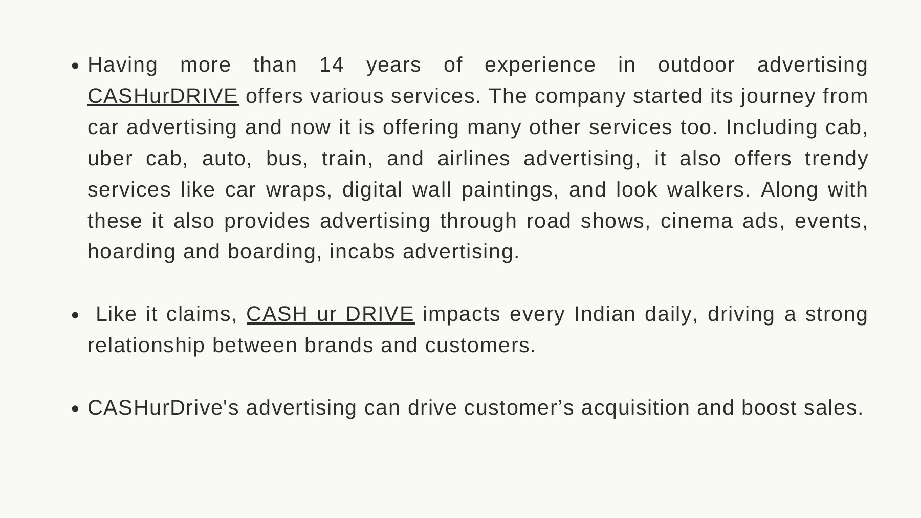 CASHurDRIVE - How Effective is Transit Advertising - cashurdrivereviews ...