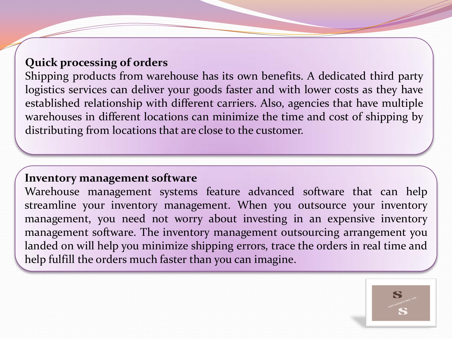 Irresistible Benefits of Outsourcing Inventory Management ...