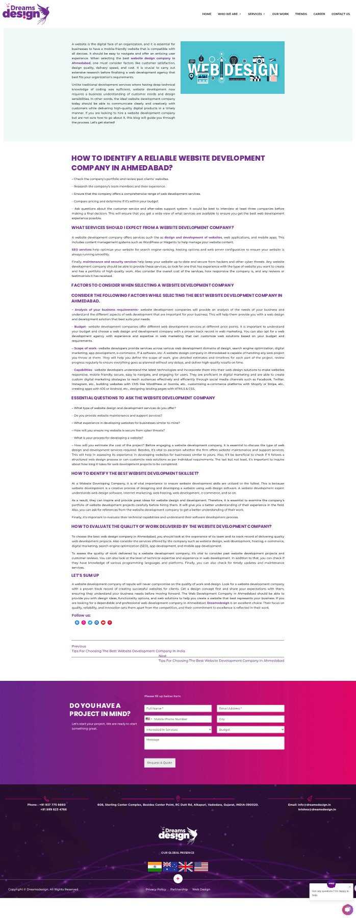 The Best Reasons for Working with an Ahmedabad Website Development ...