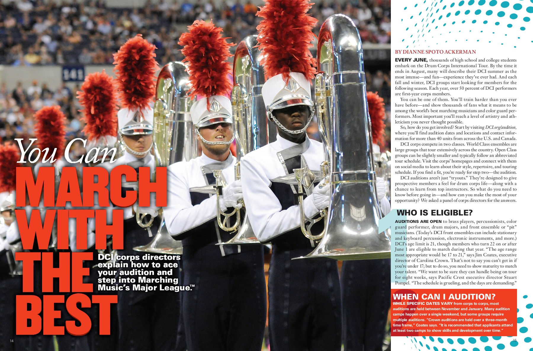 March with the Best - Drum Corps International - Page 1 - 2 | Flip PDF ...