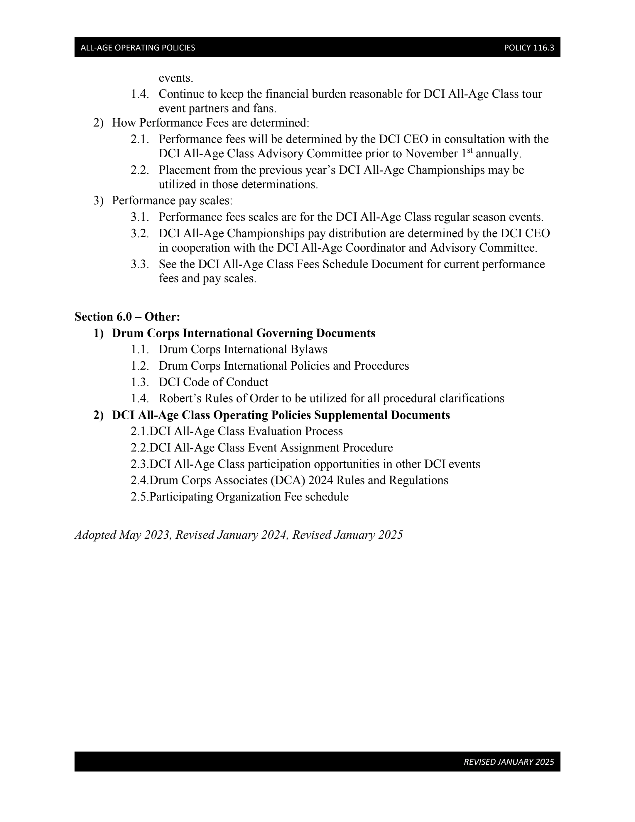 Policies and Procedures Manual & Appendices - September 2025 - Drum ...