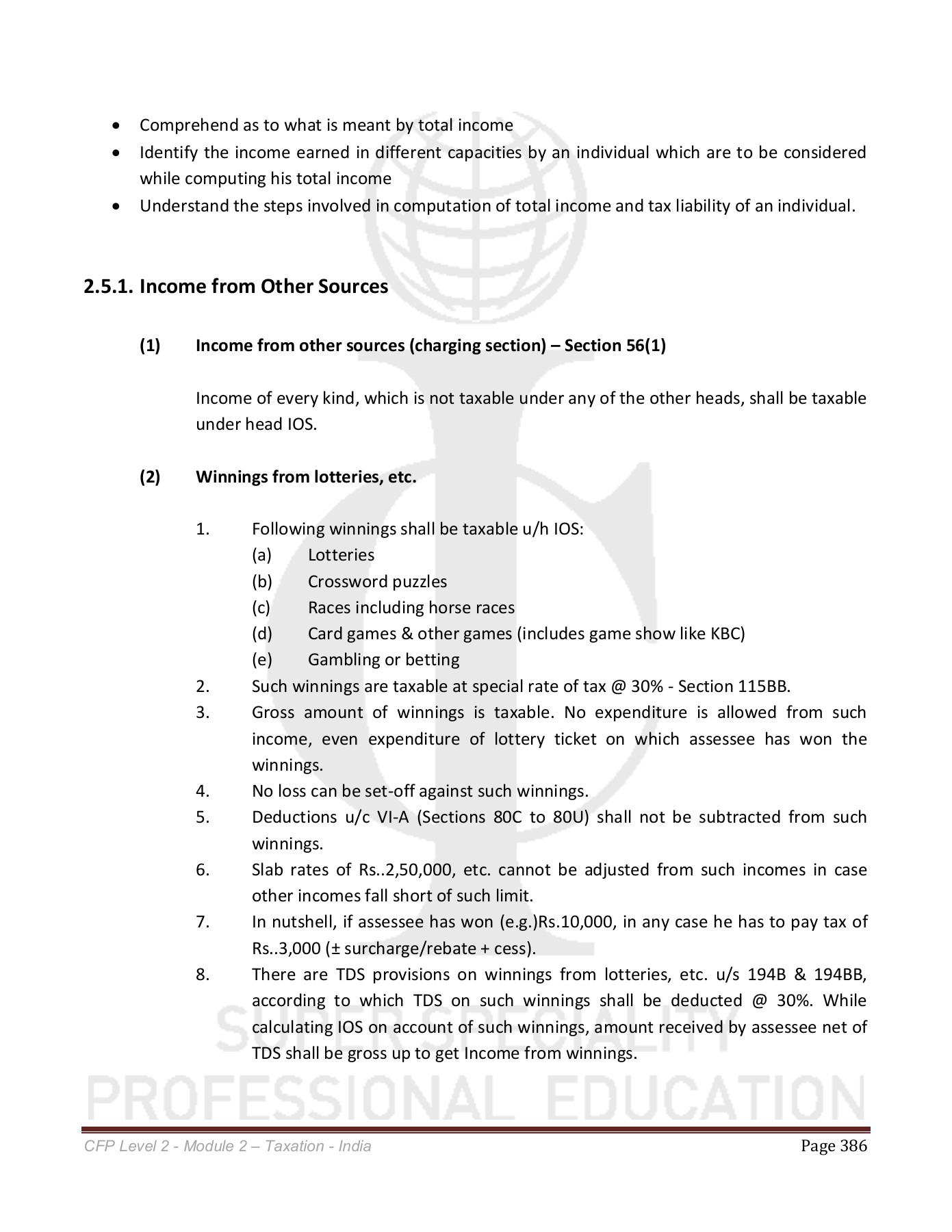 TAXATION- Concept Book - International College of Financial Planning ...