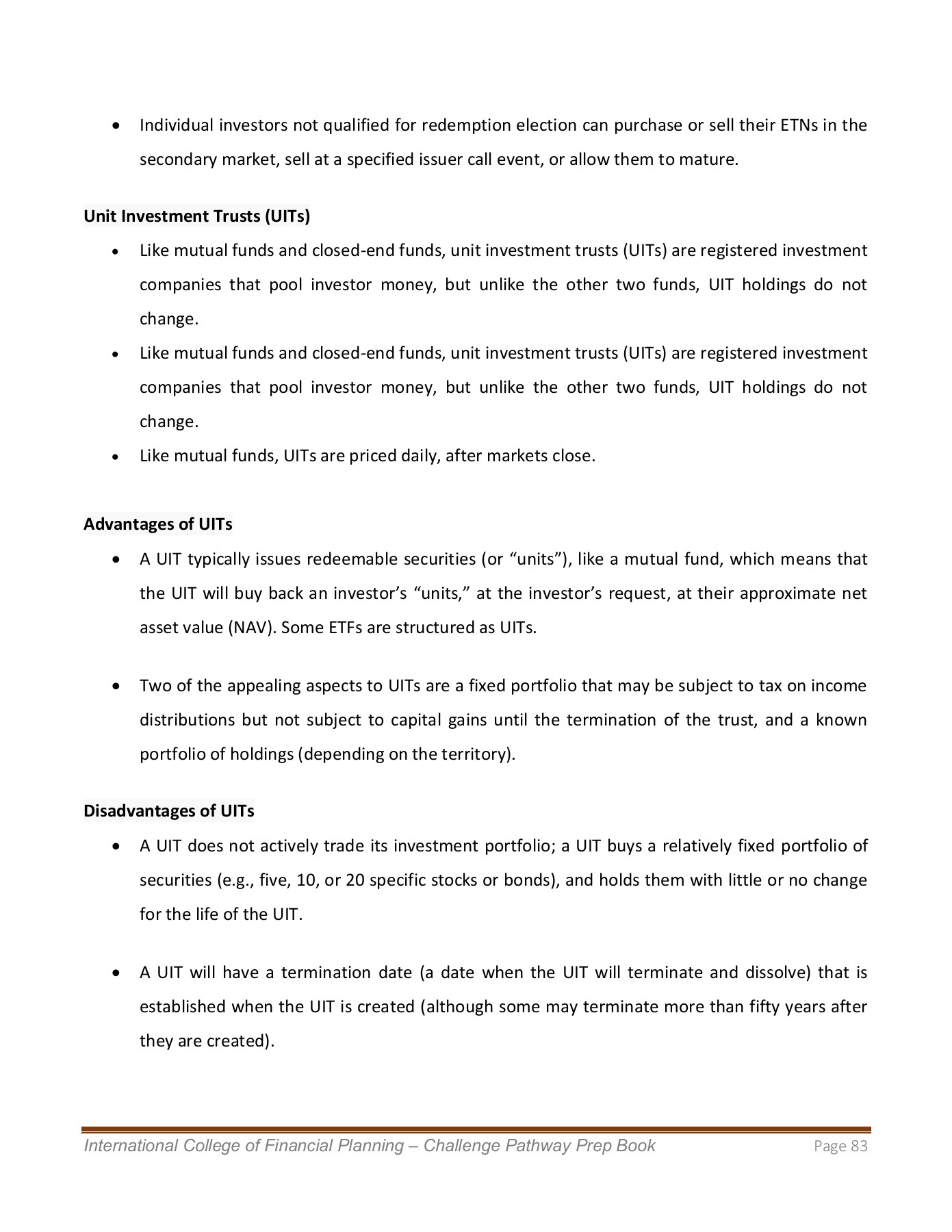 Challenge Pathway -Prep Book - International College of Financial Planning - Page 87 | Flip PDF ...