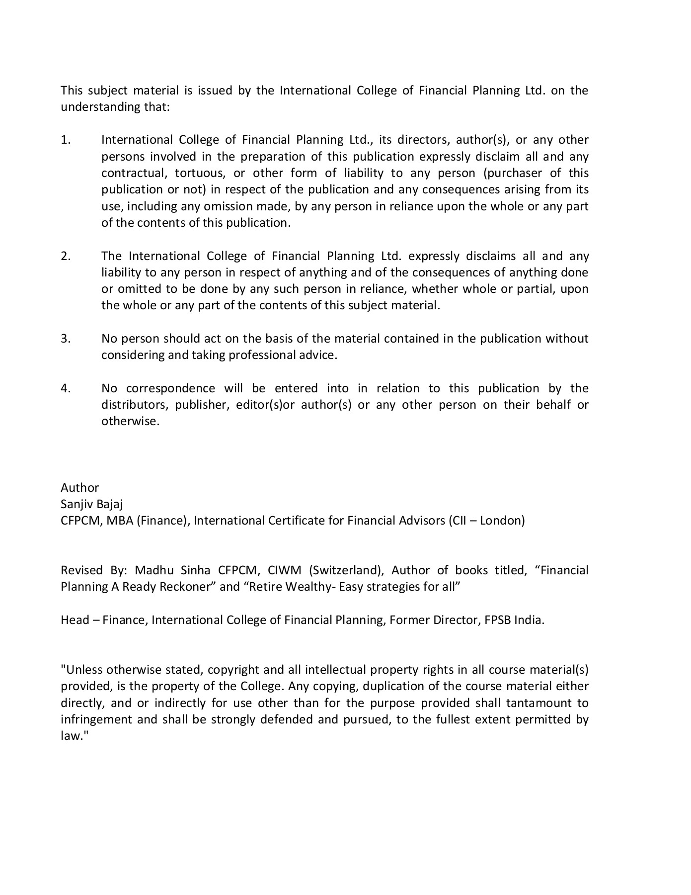 CFP – Level 3 – Module 2 : Estate Planning - International College of ...