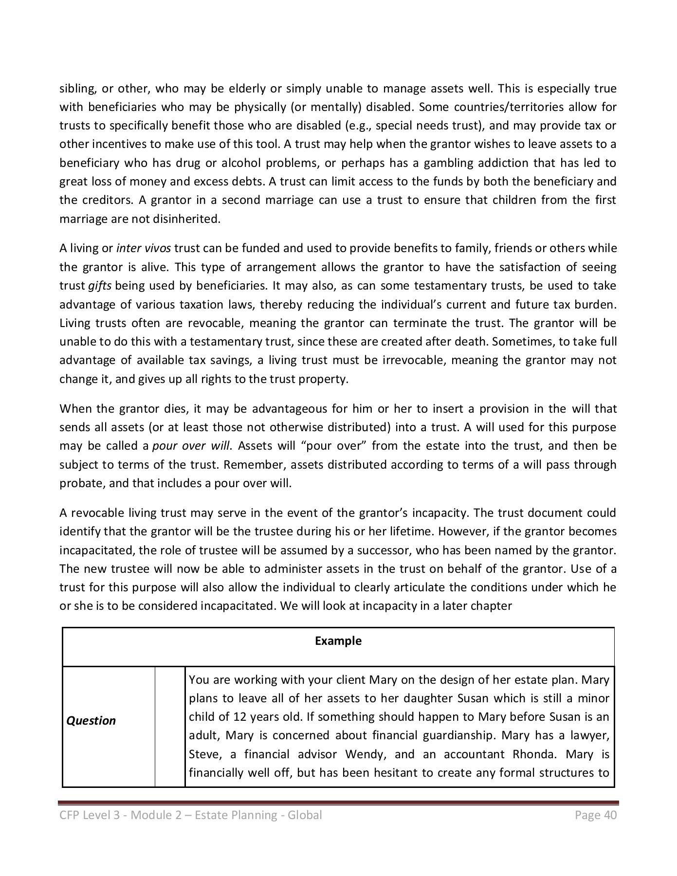 CFP – Level 3 – Module 2 : Estate Planning - International College of ...