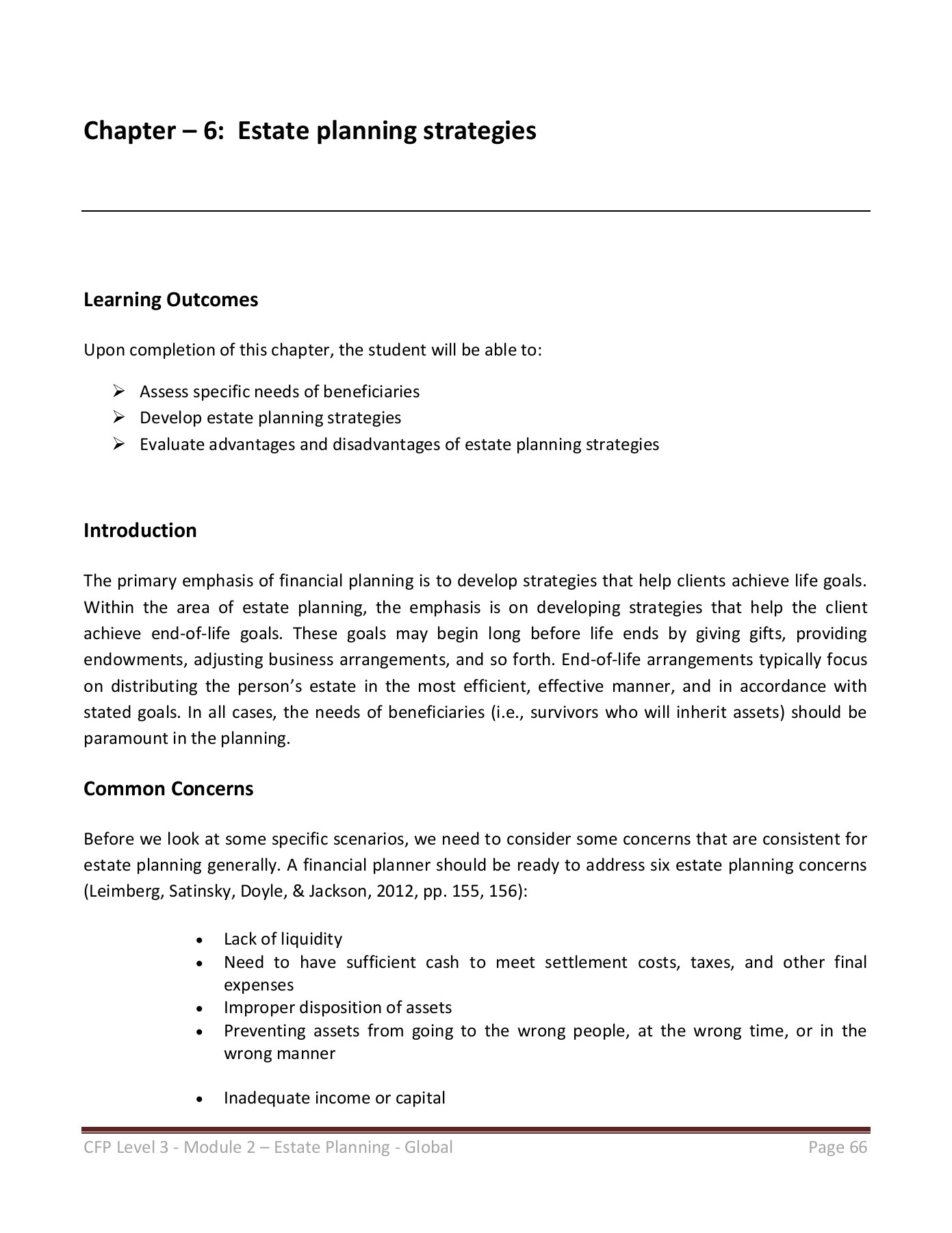 CFP – Level 3 – Module 2 : Estate Planning - International College of ...