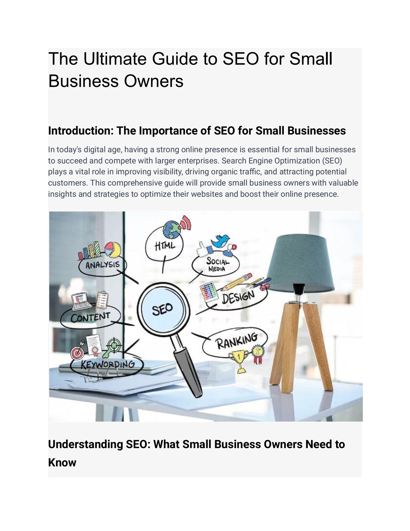 The Ultimate Guide to SEO for Small Business Owners - ATop Digital ...
