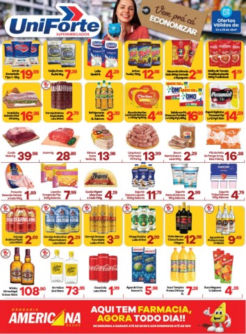 Ofertas Uniforte Andradas de 22 a 25 de Abril de 2022 redes sociais