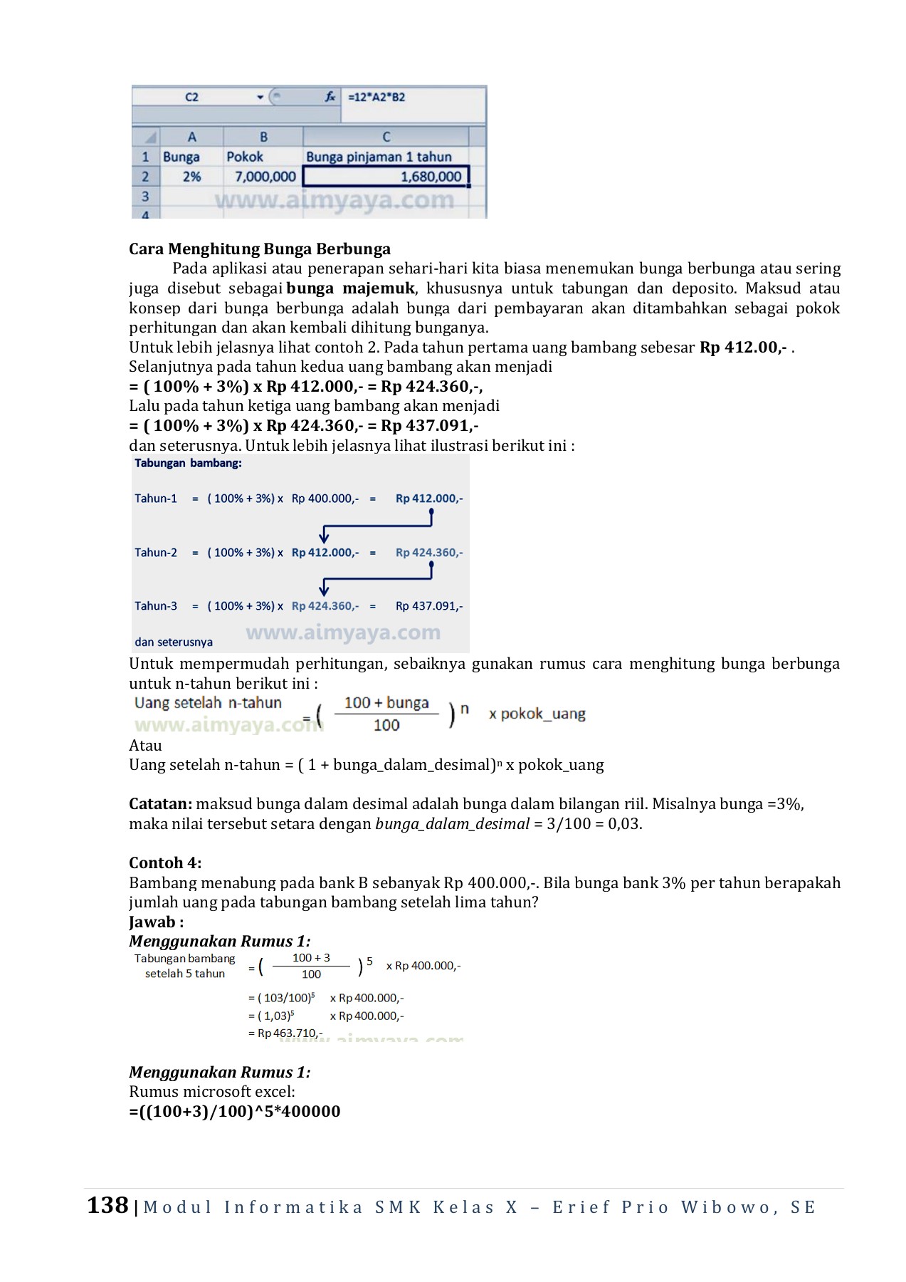 Modul 3 Seri EXCEL INFORMATIKA - Erief Prio Wibowo - Halaman 139 | PDF ...