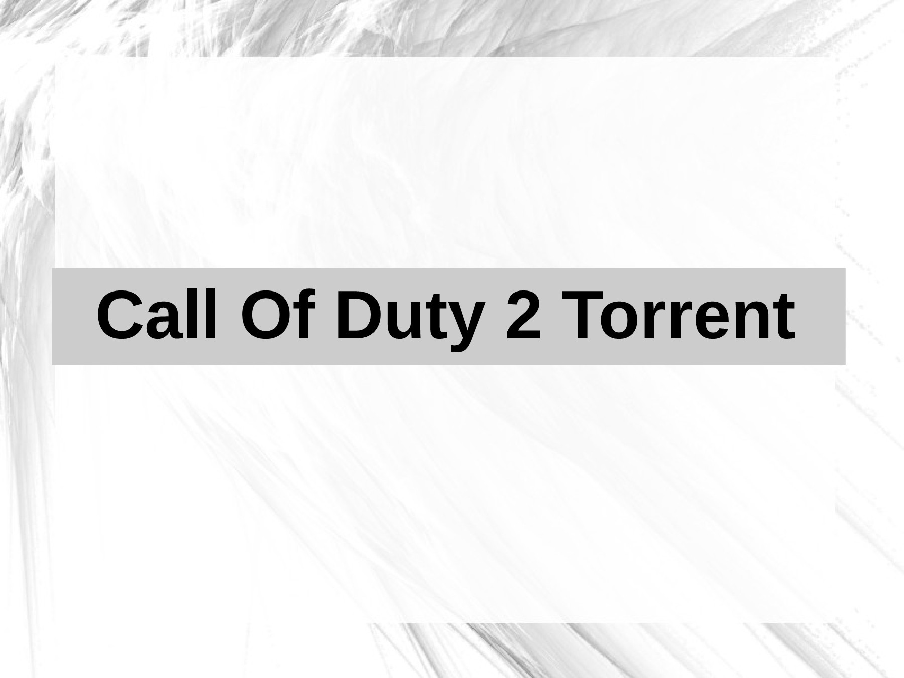 Call Of Duty 2 Torrent - margaretseiter - Page 1 - 5 | Flip PDF Online ...