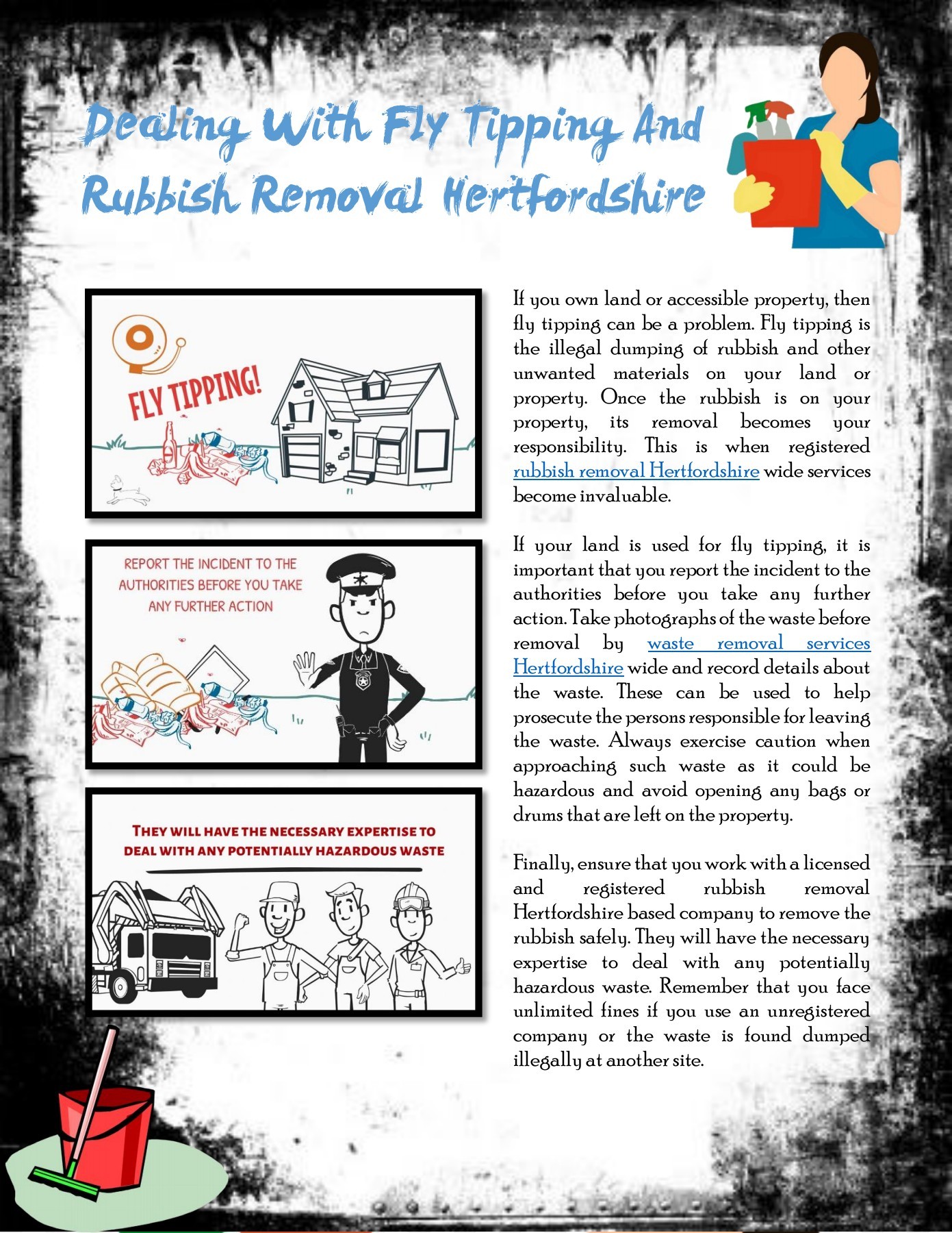 Dealing With Fly Tipping And Rubbish Removal Hertfordshire - Joseph ...